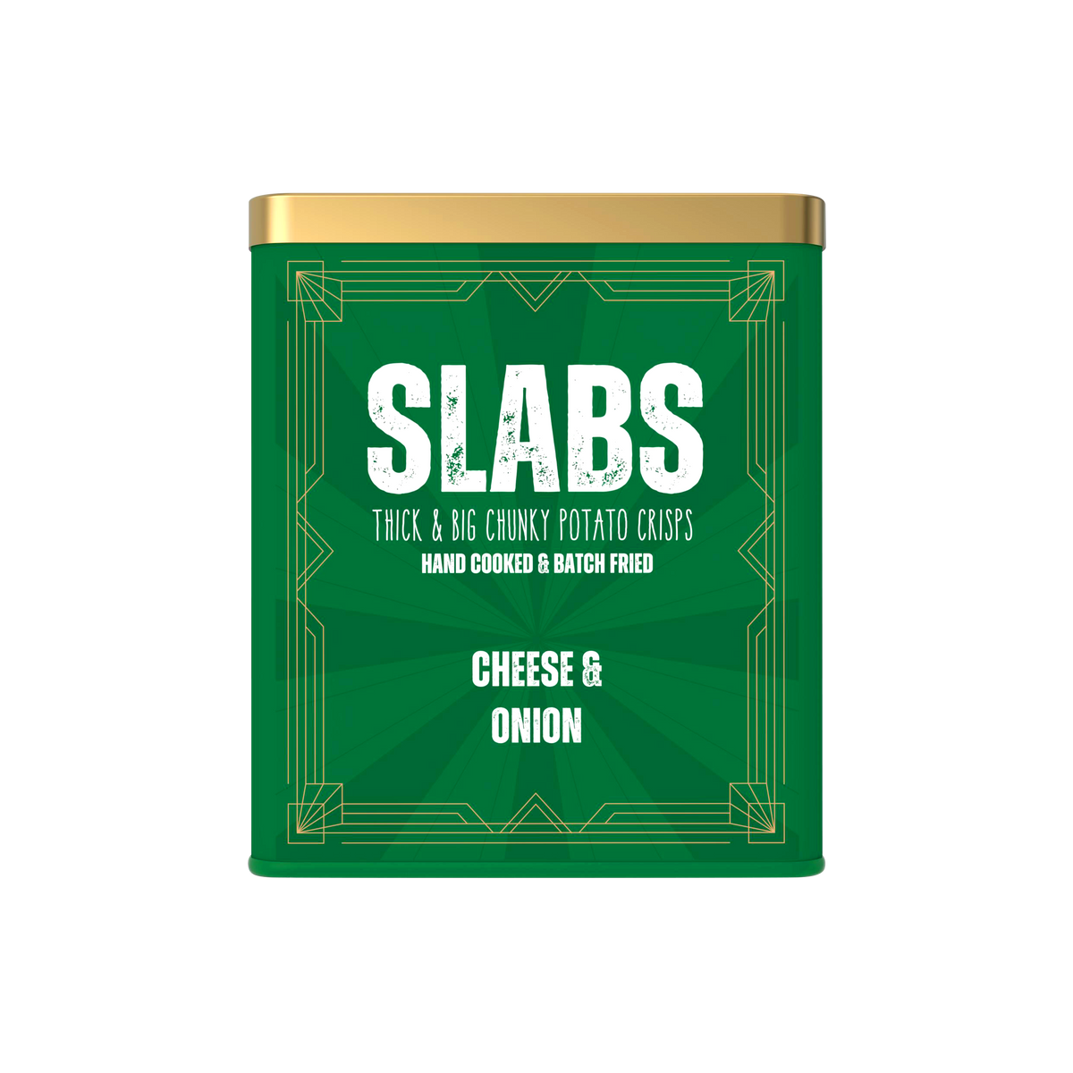 SLABS BIG TIN OF CHEESE & ONION CRISPS 250g tin can x 6 – Crisp Wholesaler