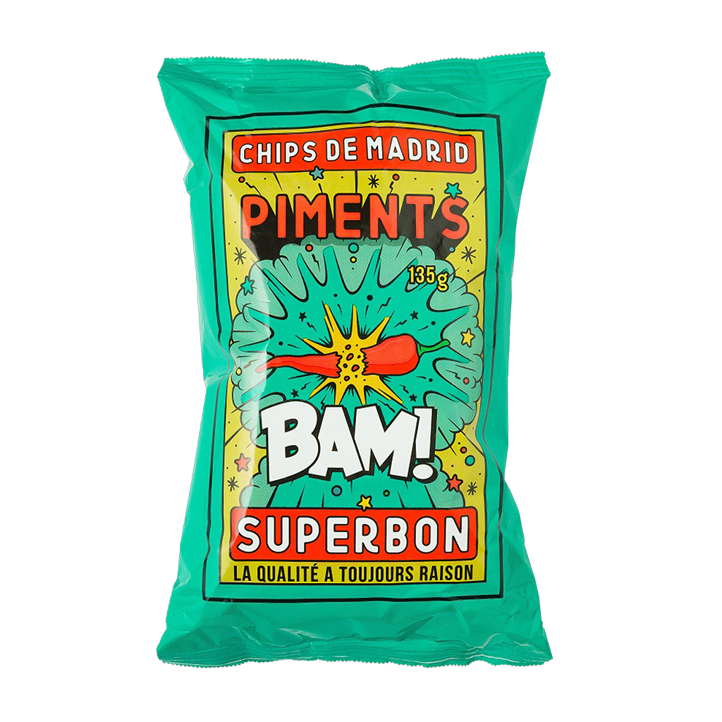 Superbon Chips Pimento 135g x 14 bags – Crisp Wholesaler